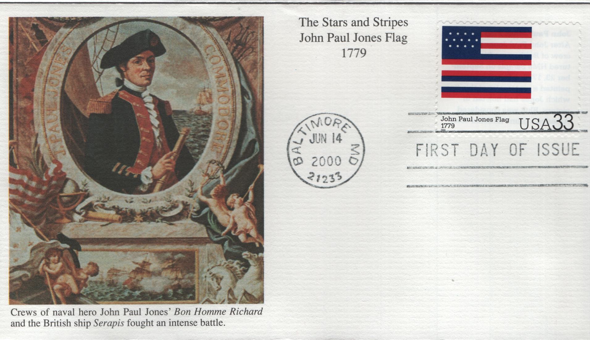 USA 3403g Fdc, Mystic Cachet, the Stars and Stripes Series | United ...