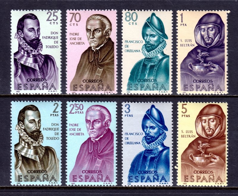 Spain - Scott #1316-1323 - MNH - SCV $3.50 | Europe - Spain & Colonies ...