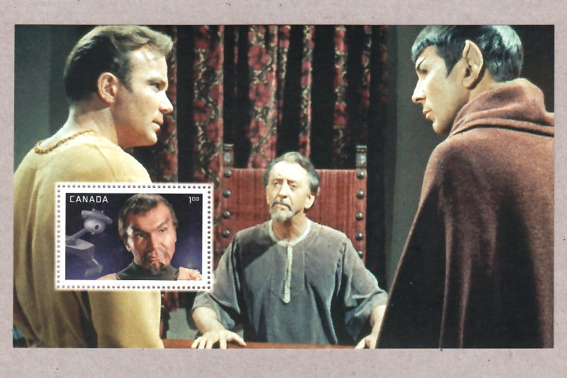 STAR TREK = COMMANDER KOR = Souvenir Sheet from PRESTIGE booklet MNH ...