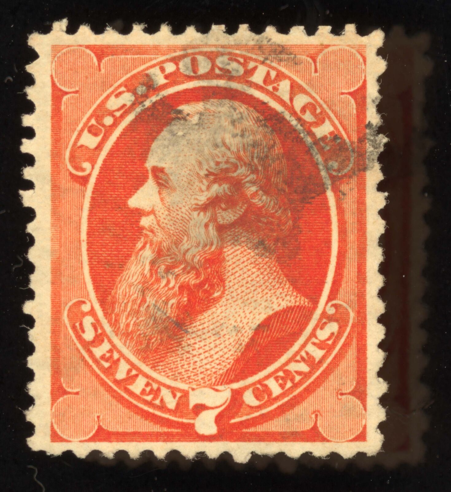 US Scott 160 Used 7c orange vermilion Lot AM2030 bhmstamps | United ...