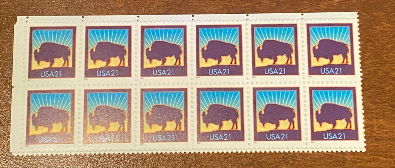 Scott # 3467 - Bison - Block Of 12 - MNH - 2000 | United States ...