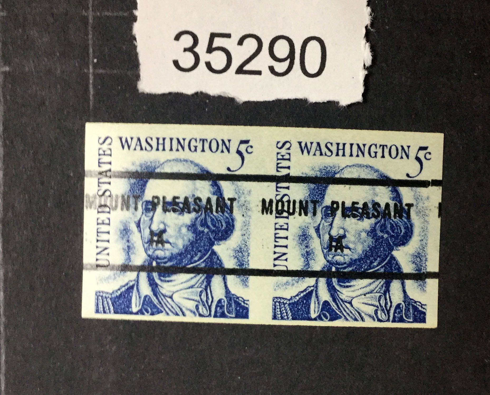 US Stamps #1304E Mint OG H Precanceled Imperf Pair $250 LOT #35290 ...
