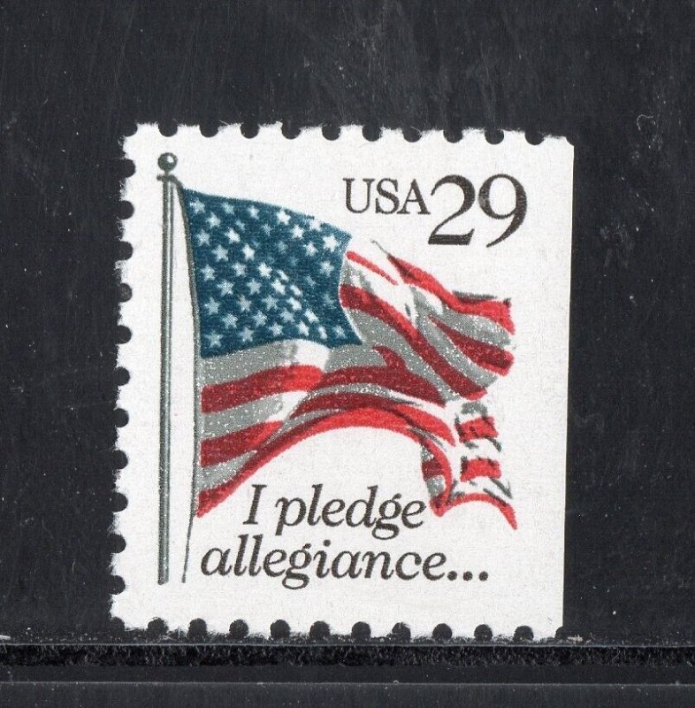 2593 * Flag I Pledge Allegiance * U.S. Postage Booklet Stamp MNH ...