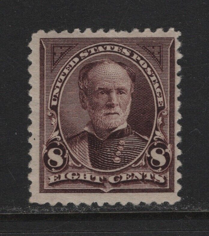 257 F-VF OG mint previously hinged with nice color cv $ 170 ! see pic ...