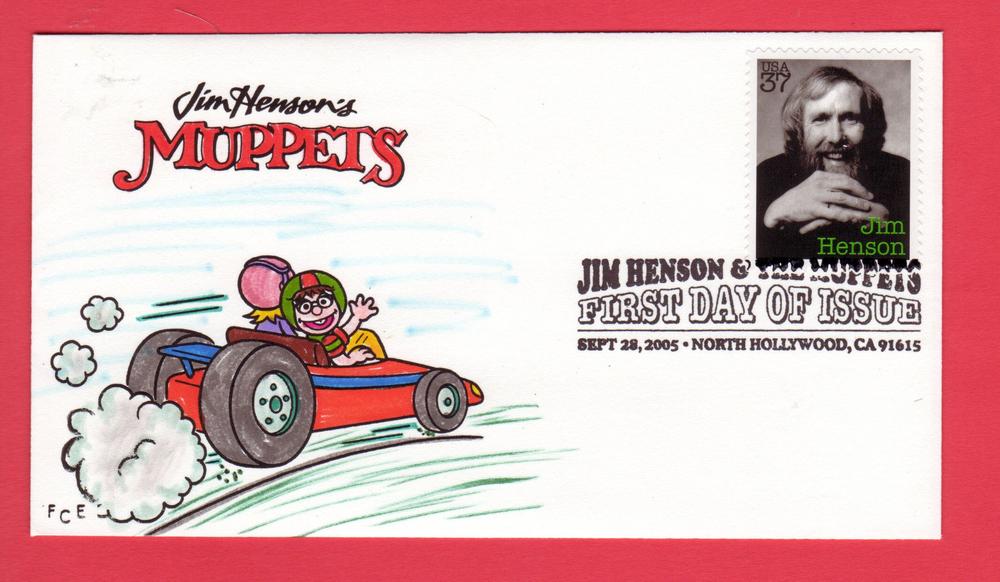 #3944 Jim Henson's Muppets - FCE HANDPAINTED Cachet | United States ...