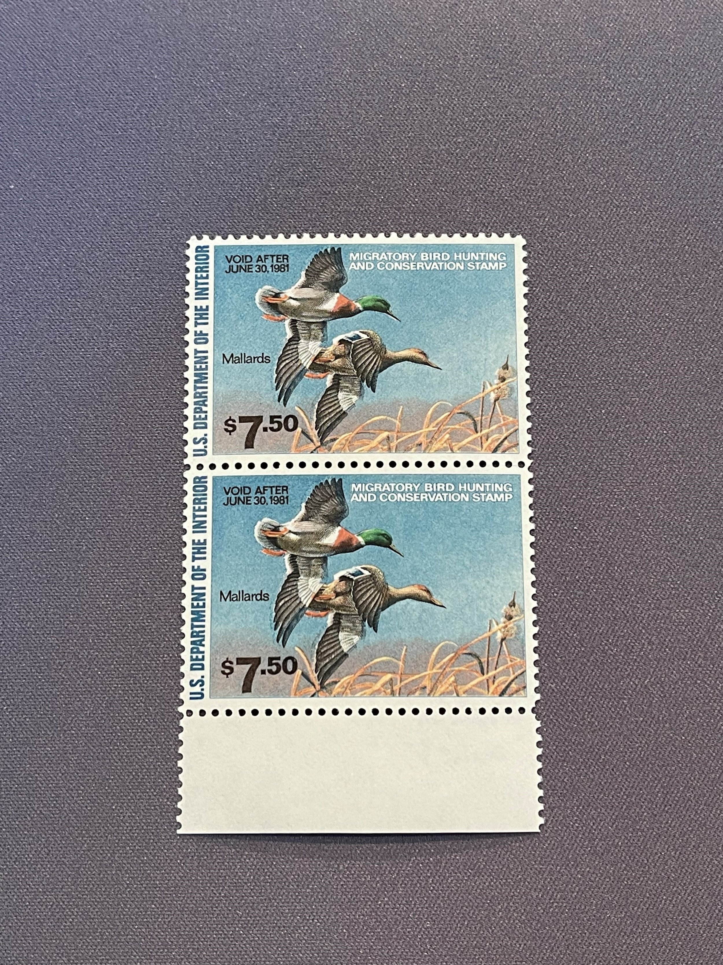 RW47, Mallards, Mint OGNH, pair with selvage, CV $80.00 | United States ...