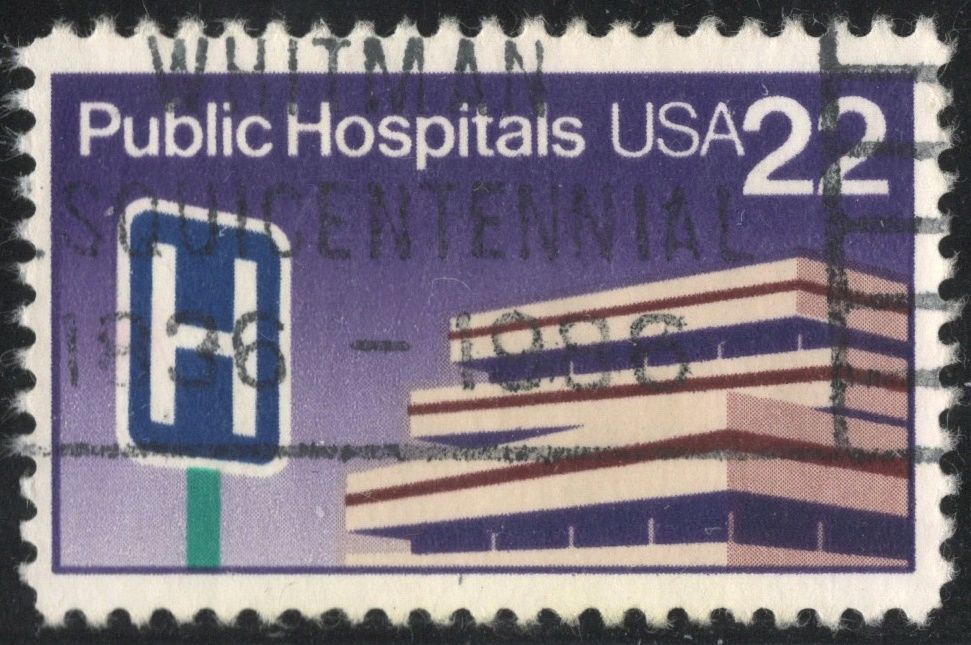 SC#2210 22¢ Public Hospitals Single (1986) Used | United States ...