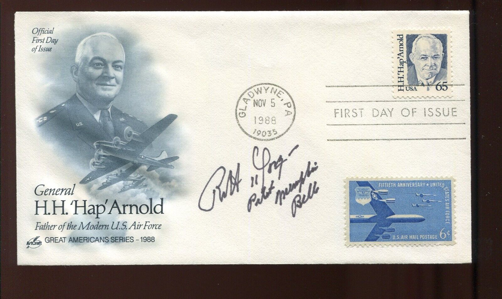 Robert Morgan Famous WW2 Memphis Belle B-17 Pilot Signed Cover Lv4039 ...