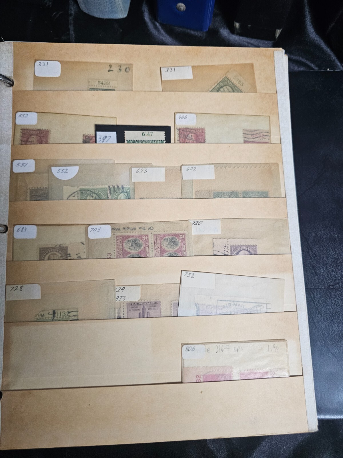 US MASSIVE 1900s-90s Used Stamp Stock Tens of Thousands in NINE Loaded ...