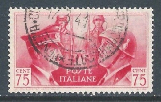 Italy #417 Used 75c Adolf H. & Mussolini | Europe - Italy, General ...
