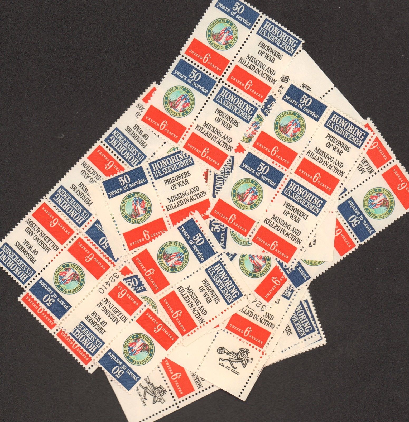 1421-1422 Disabled American Veterans---POW/MIA 100 MNH 6 cents | United ...