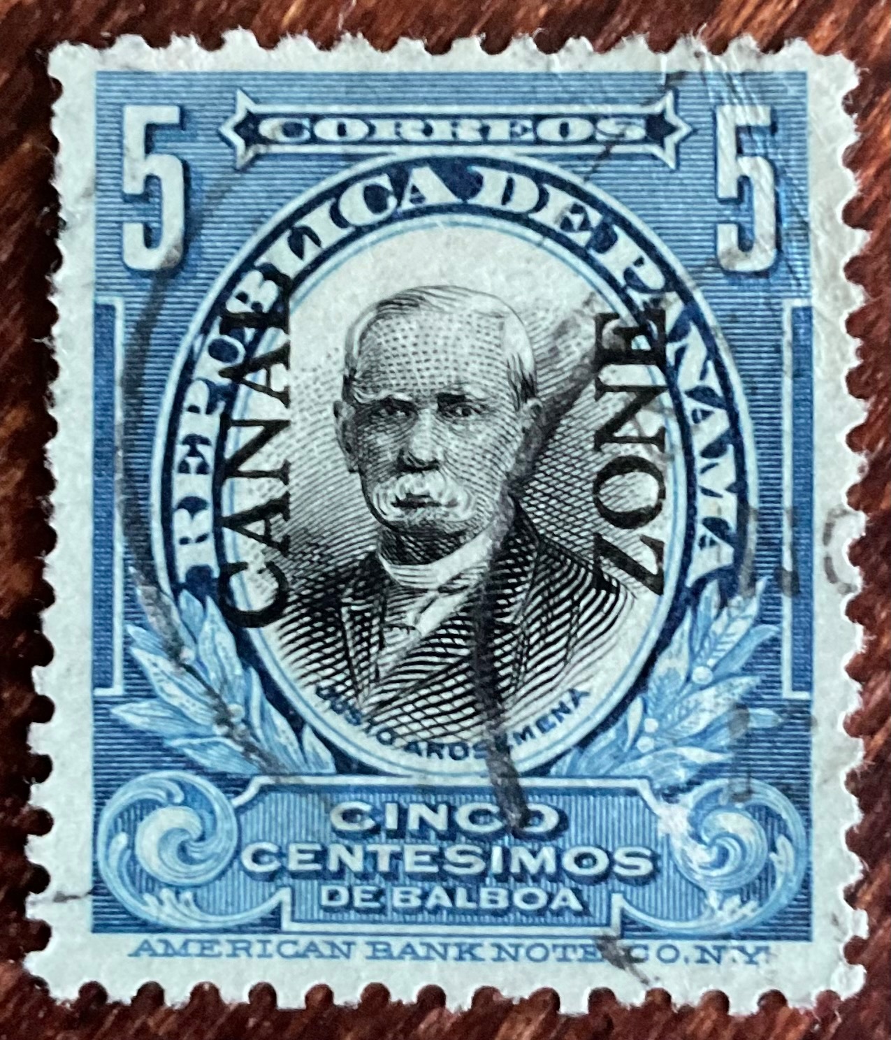 Canal Zone #40 Used CC/SP Single Justo Arosemena | United States ...