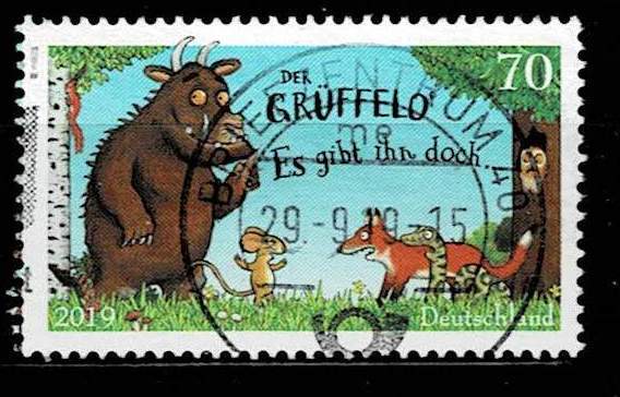 Germany 2019,Sc.#3088 used,Cartoon characters: The Gruffalo | Europe ...