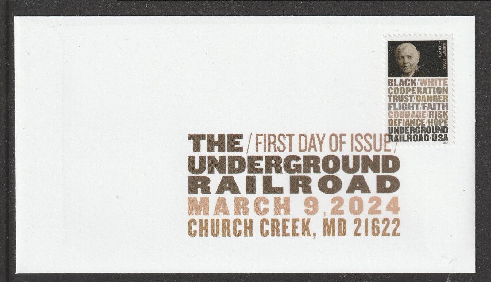 US 5837 The Underground Railroad Harriet Jacobs DCP FDC 2024 | United ...