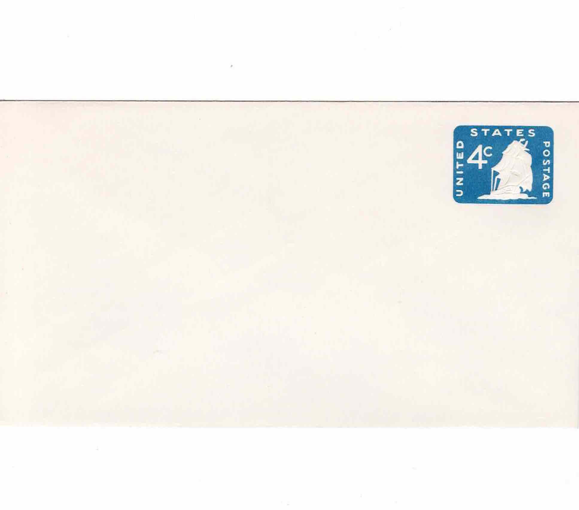 USA 1965 Sc U549 Postal Stationery Envelope Ironsides 4c Embossed ...