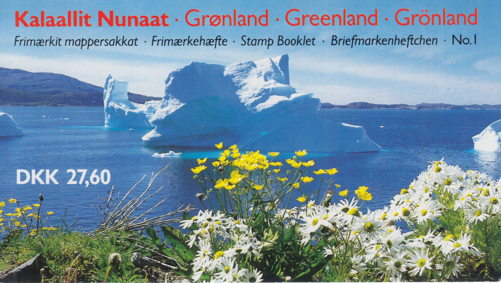Greenland Sc 91a, 130a in 1989 Unexploded Booklet, 2 Panes of 10, VF ...