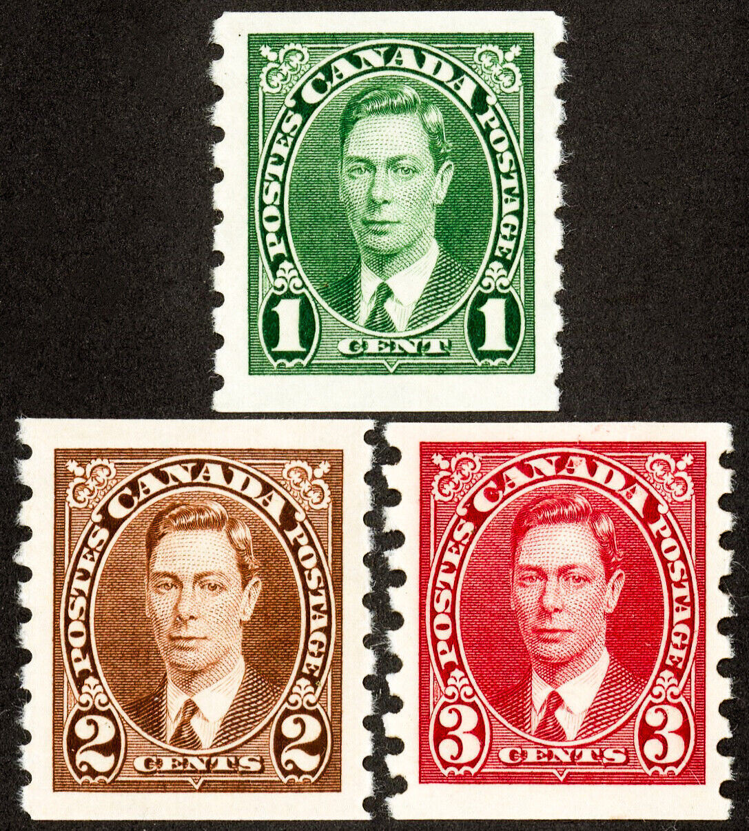Canada Stamps # 238-40 MNH VF Scott Value $25.00 | Canada, General ...