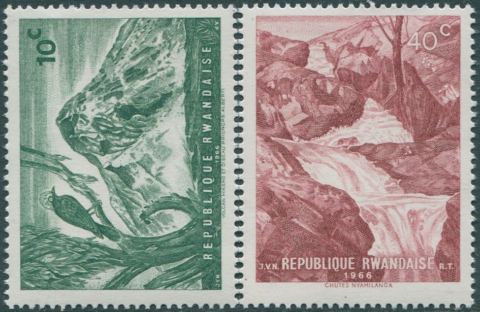 Rwanda 1966 SG180-181 Scenery (2) MLH | Africa - Rwanda, Stamp / HipStamp