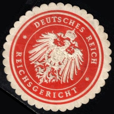 Vintage Germany Letter Seal State German Empire Imperial Court ...