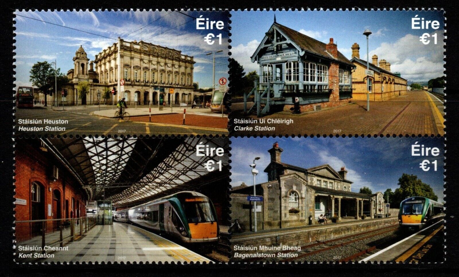 Ireland Sg2471A 2017 Irish Railway Stations MNH | Europe - Ireland ...