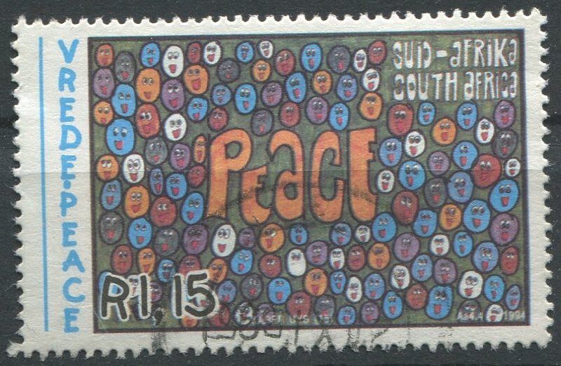 South Africa Sc#881 Used, 1.15r multi, 10th Anniversary of Chernobyl ...