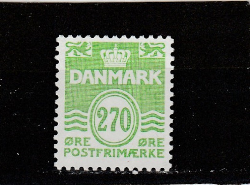 Denmark Scott# 794 MNH (1988 Wavy Lines) | Europe - Denmark, General ...