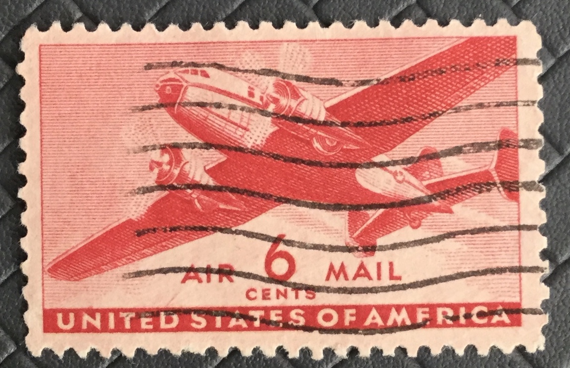 US #C25 Used Single Transport Plane SCV $.25 L31 | United States, Air ...