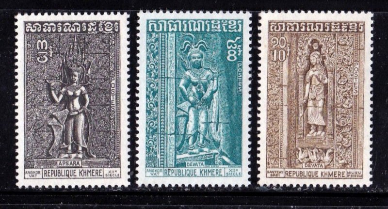 Cambodia stamps #312 - 314, MNH, complete set, CV $2.75 | Asia ...