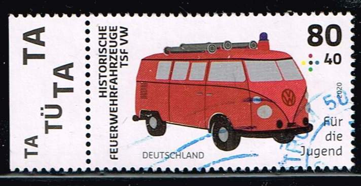 Germany,Sc.#B1170 used Historical fire engines: Fire Engine TSF VW ...