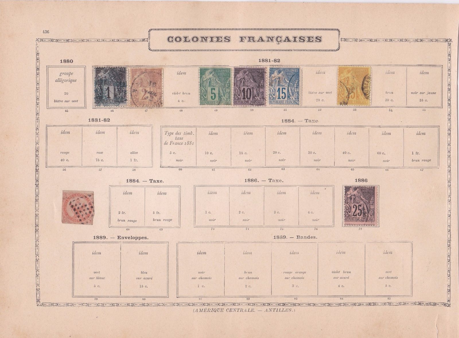 french colonies early stamp as shown ref 12352 / HipStamp