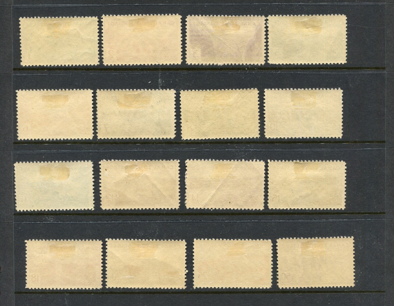 Canal Zone 120-135 Mint Set of 16 Stamps BY2531 | United States ...