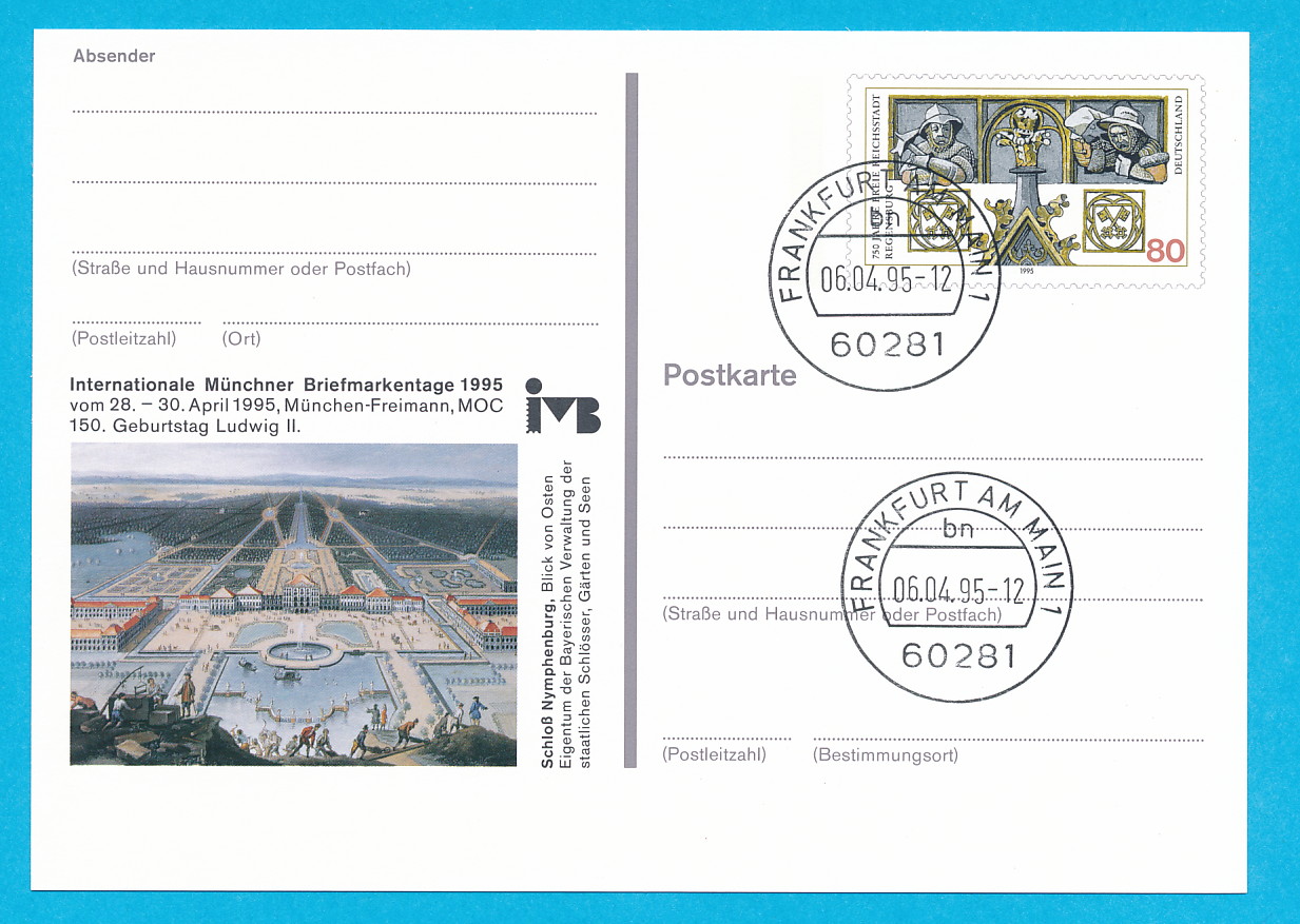Germany 1995 Postkarte CTO - International philatelic expo | Europe ...