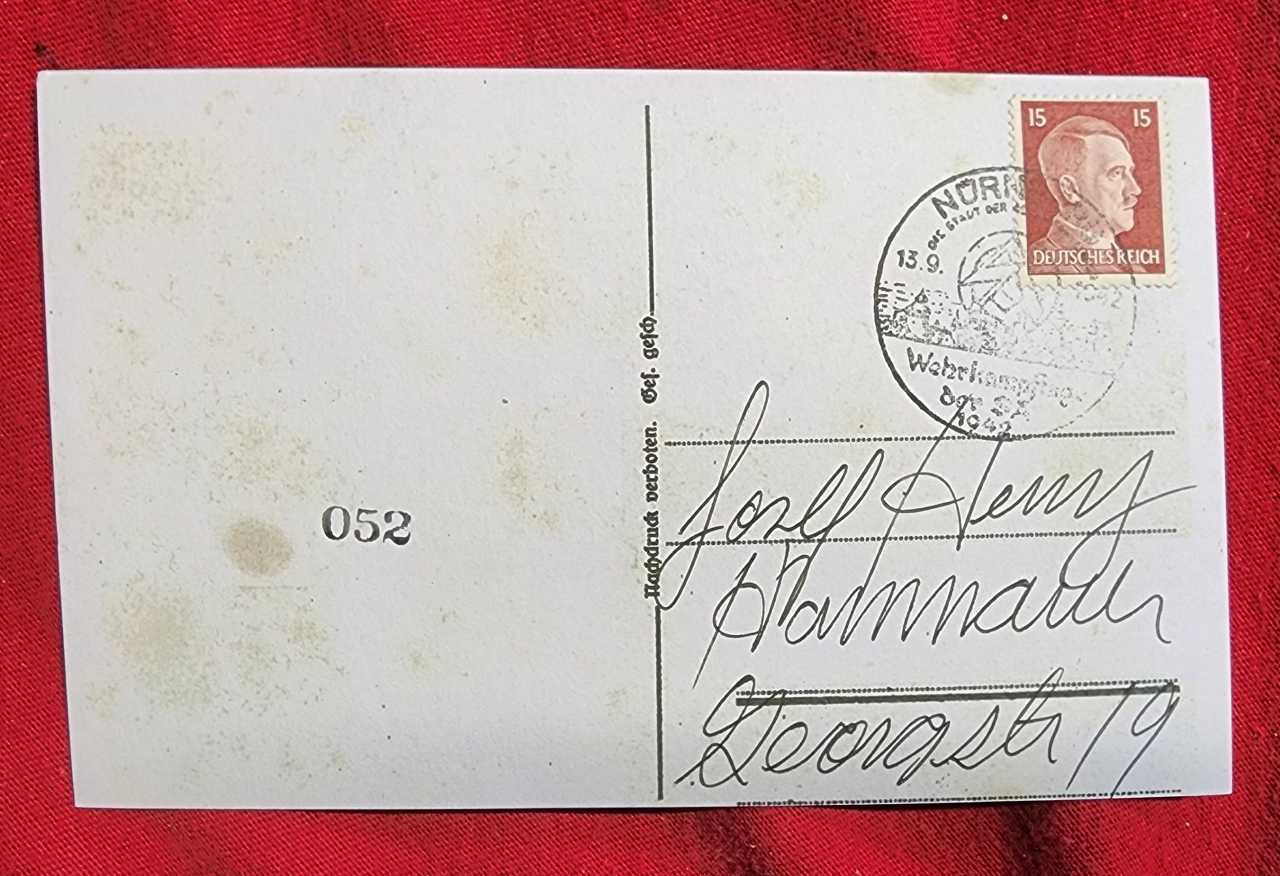 Nazi Germany Propaganda postcard Adolf Hitler w SA Third Reich WWII ...