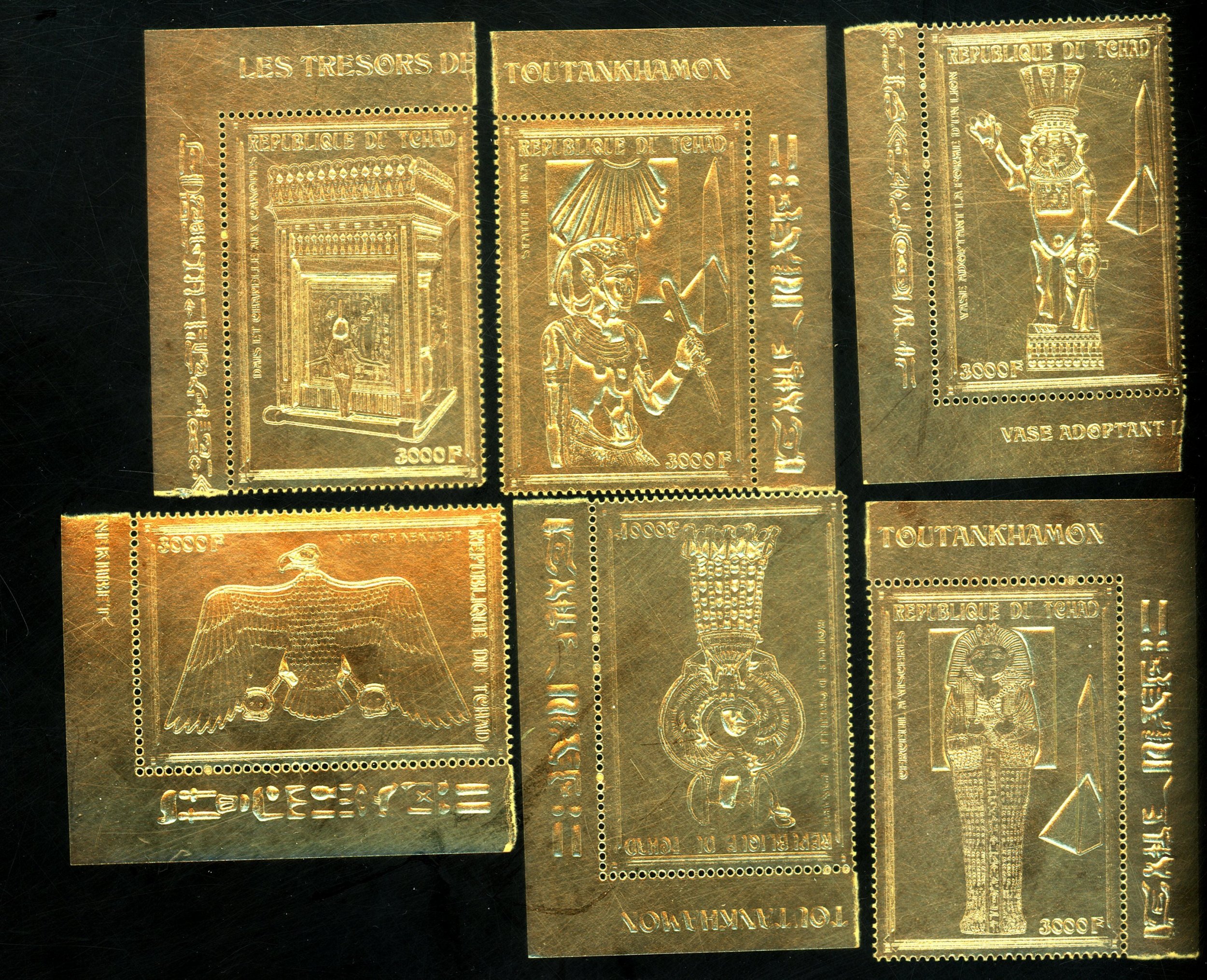 Chad #943A-9432 (6) Partial SET VF NH Cat $70 | Africa - Chad, General ...