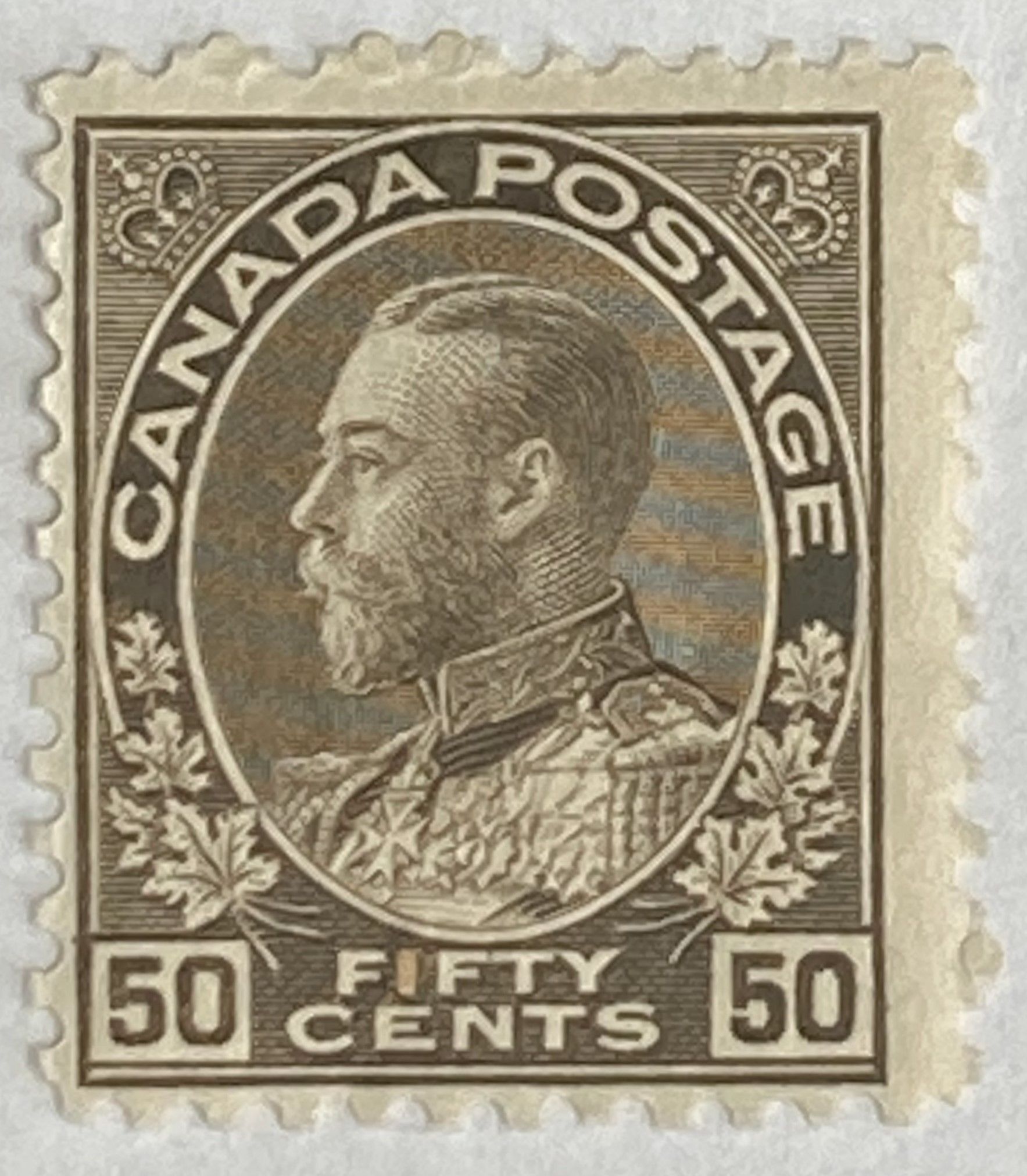 CANADA 1911-1925 #120 King George V 'Admiral' Issue - MH (CV 80 ...