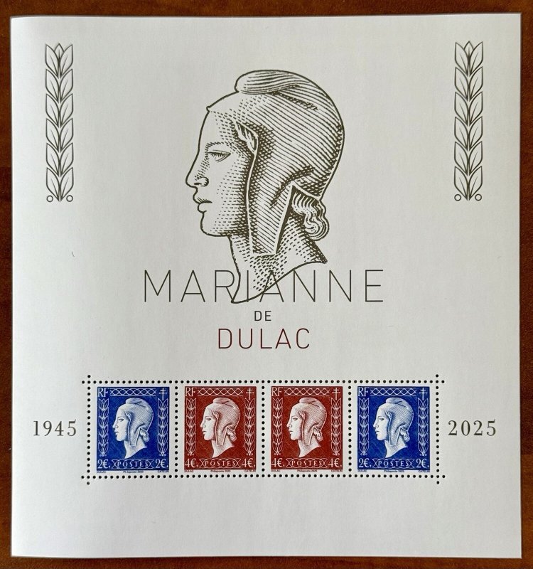 2025 France Marianne de Dulac MS4 (Scott NA} MNH | Europe - France ...
