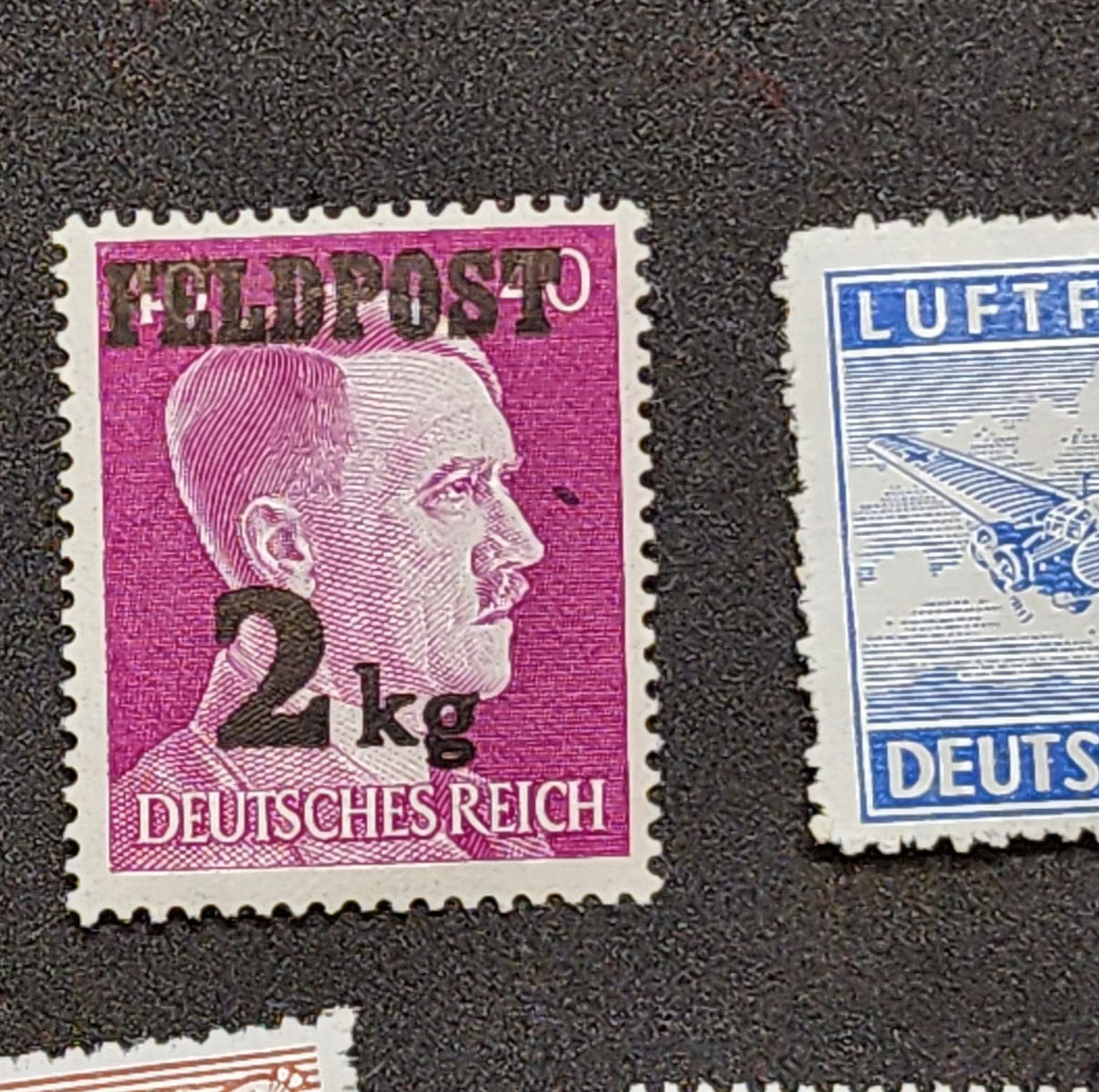 WW2 WWII German Third Reich Nazi Stamps lot Adolf Hitler Feldpost ...