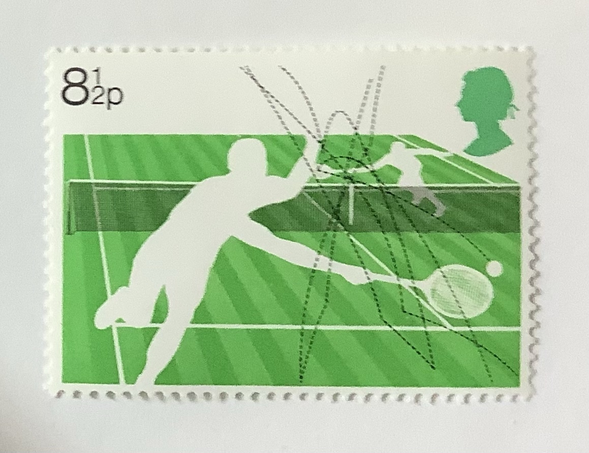 Great Britain 1977 Scott 802 MNH - 8.1/2p, Wimbledon Tennis ...