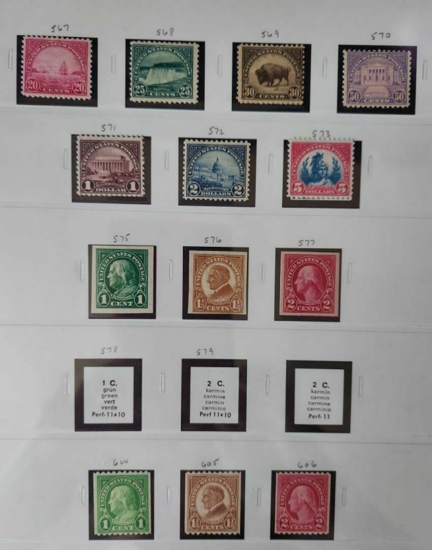 UNITED STATES COLLECTION, 8 Safe Hingeless albums 1861-2007 Scott ...