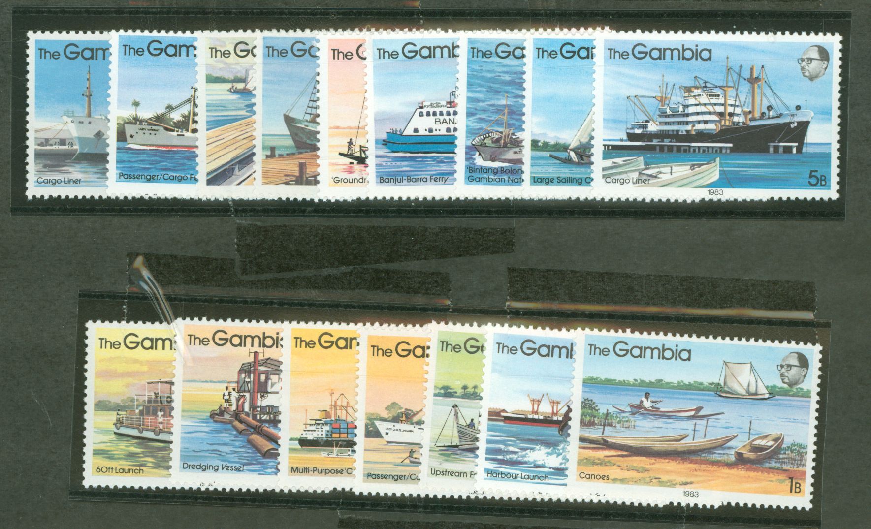 Gambia #465-80 Single (Complete Set) | Africa - Gambia, General Issue ...