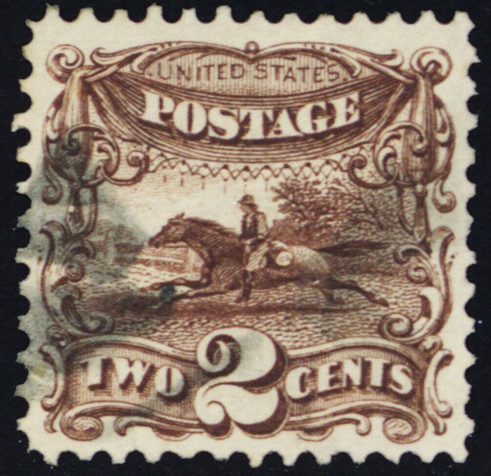 113, Used 2¢ VF/XF A Nice Sound Stamp - Light Cancel - Stuart Katz ...