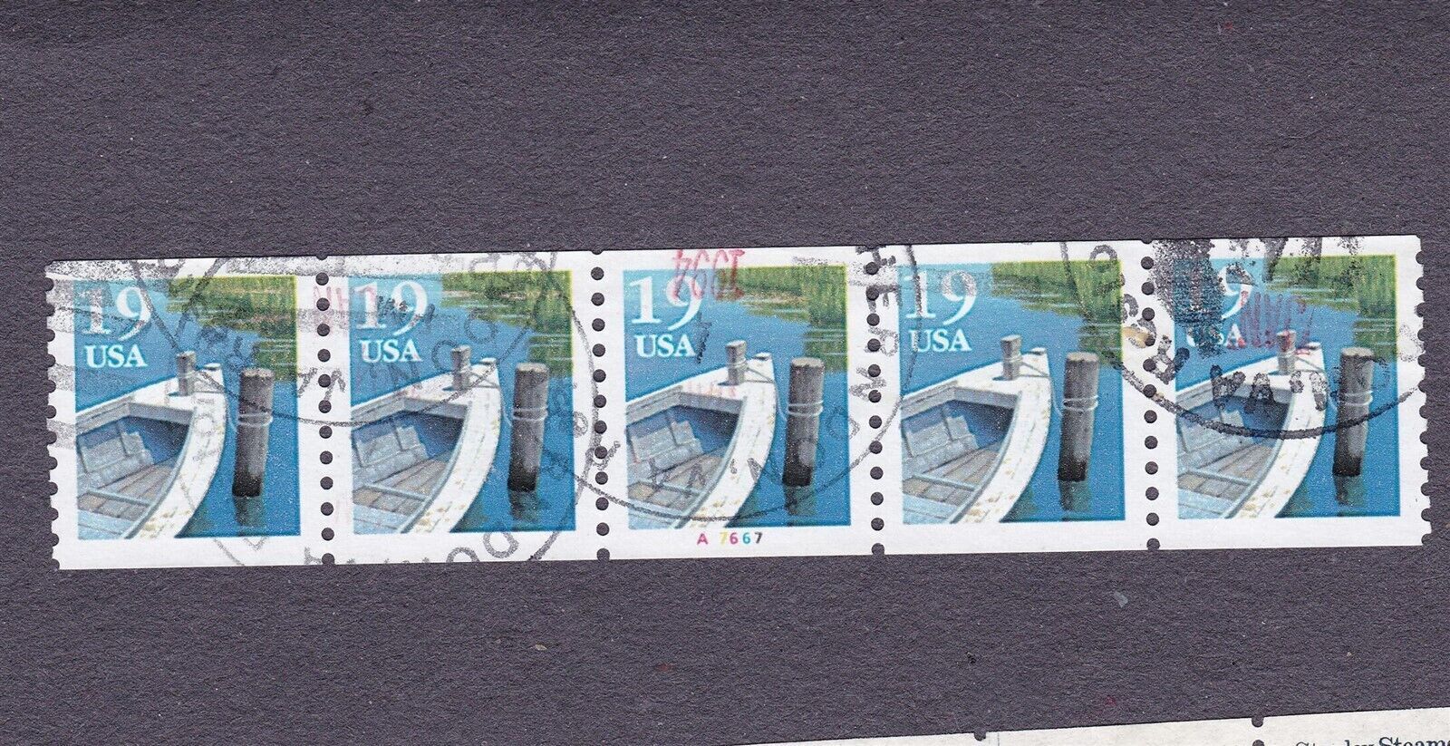 Used PNC5 19c Fishing Boat A7667 US 2529a F-VF | United States, General ...