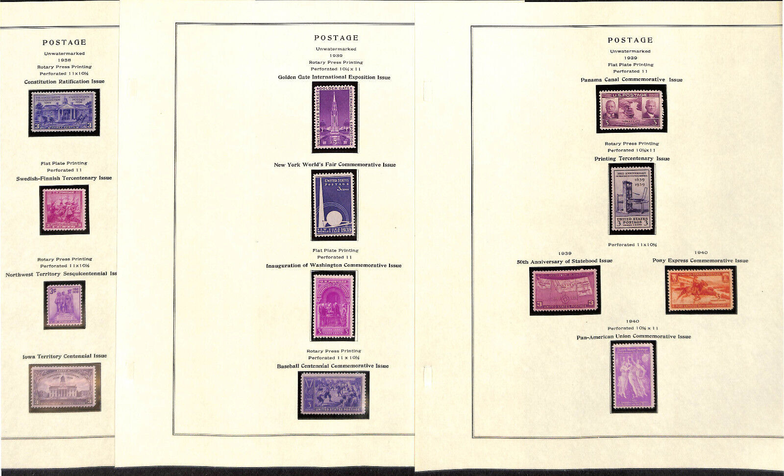 United States Stamp Collection in Scott National Album, 1846-1978 (AI ...