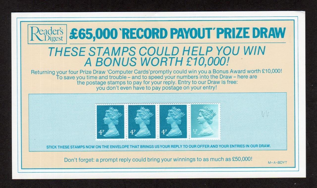 Reader's Digest Coil Strip on Reader's Digest Card (M-A-Bdyt) | Great ...