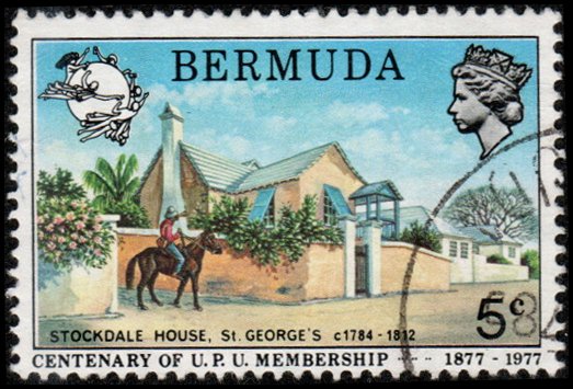 Bermuda 350 -Used - 5c U.P.U. / Stockdale House (1977) | Caribbean ...