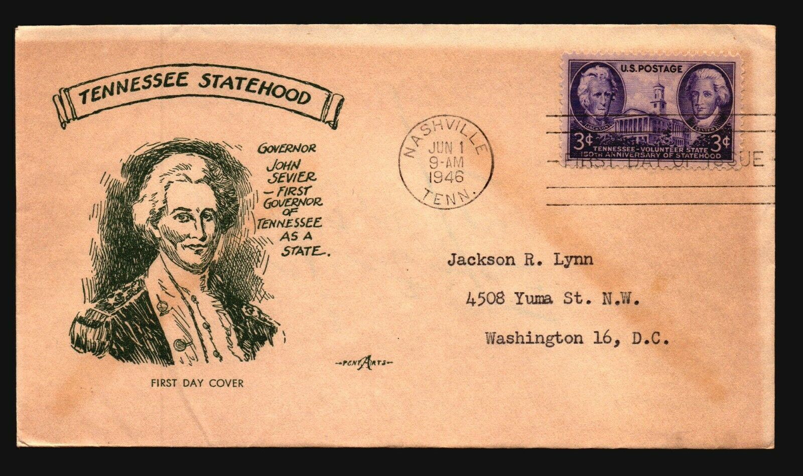 US SC# 941 FDC / Pent Arts Cachet (I) - L4074 | United States, General ...