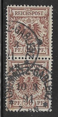 Germany Sc.# 51 Used Mi.#50 Pair | Europe - Germany & Colonies ...