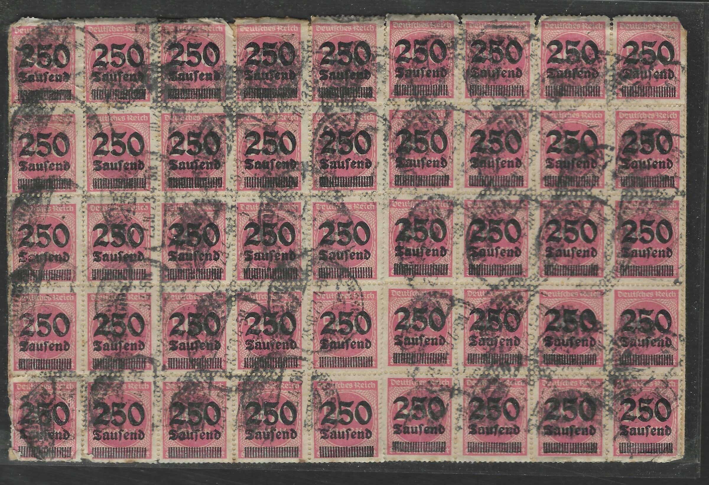 Ca1923 German Inflation Cover Approx $14Mm Marks PST 55 Stamps | Europe ...