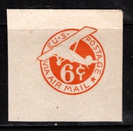 #UC4 Bi-Plane FC Cut Square (6 mm) - Mint | United States, Postal ...