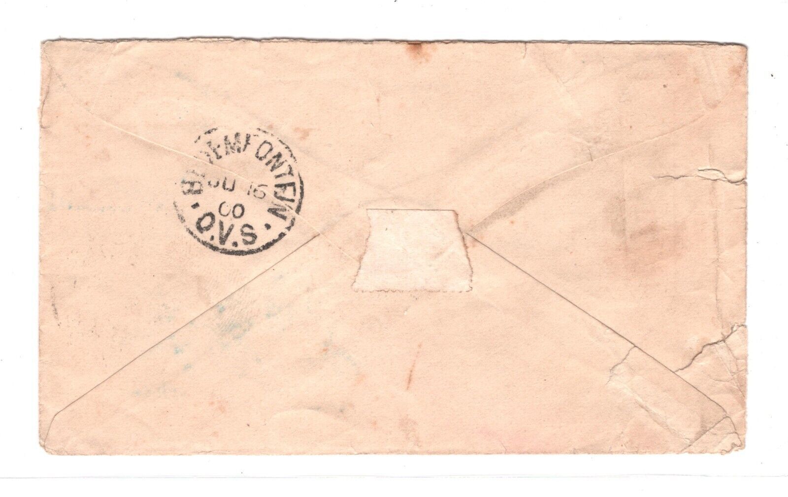 S Africa OFS BOER WAR *Petrusburg* 1900 Cover GREEN POINT POW CAMP ...